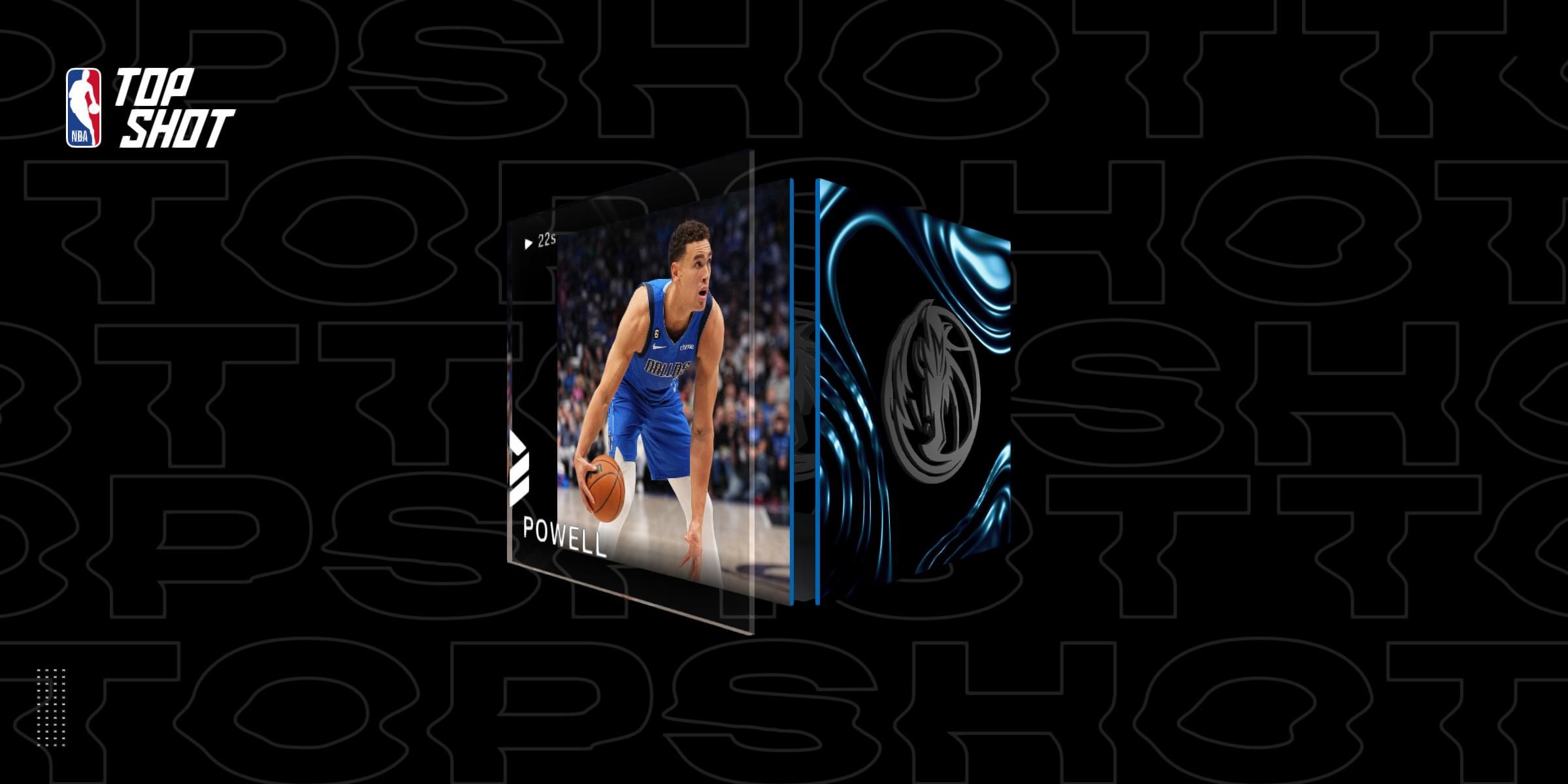 Dwight Powell rolls to rim for lob through outstretched arm of defender ...
